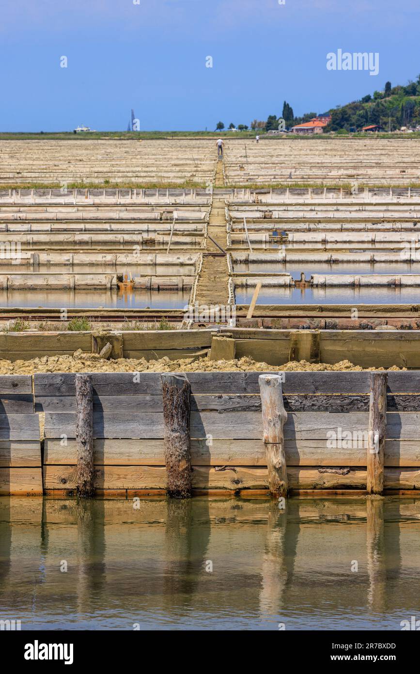 Salt pan worker hi-res stock photography and images - Alamy