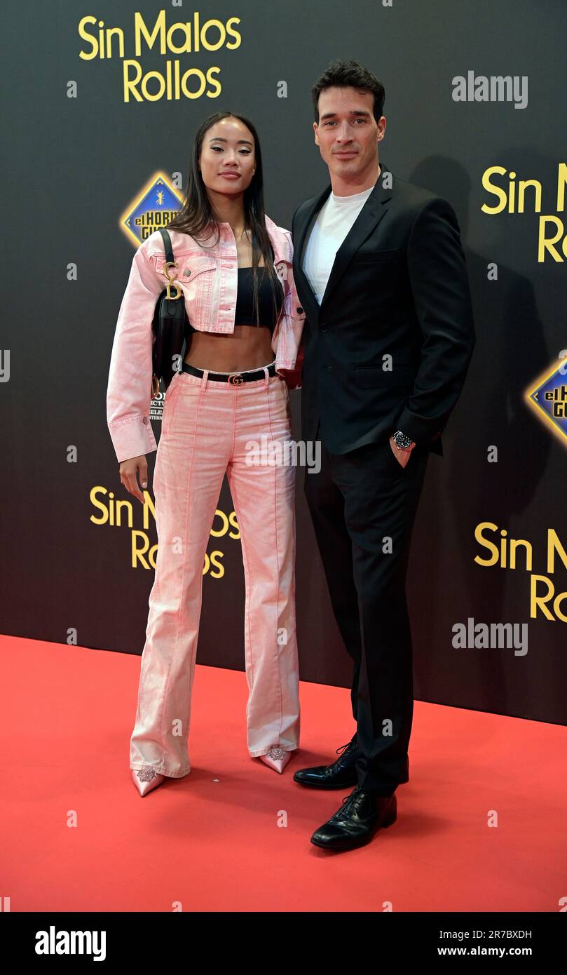 Nona Sobo and Carlos Uraga attend the cinema premiere of the new comedy ...