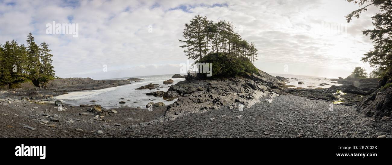 A panoramic view of Botanical Bay Stock Photo - Alamy
