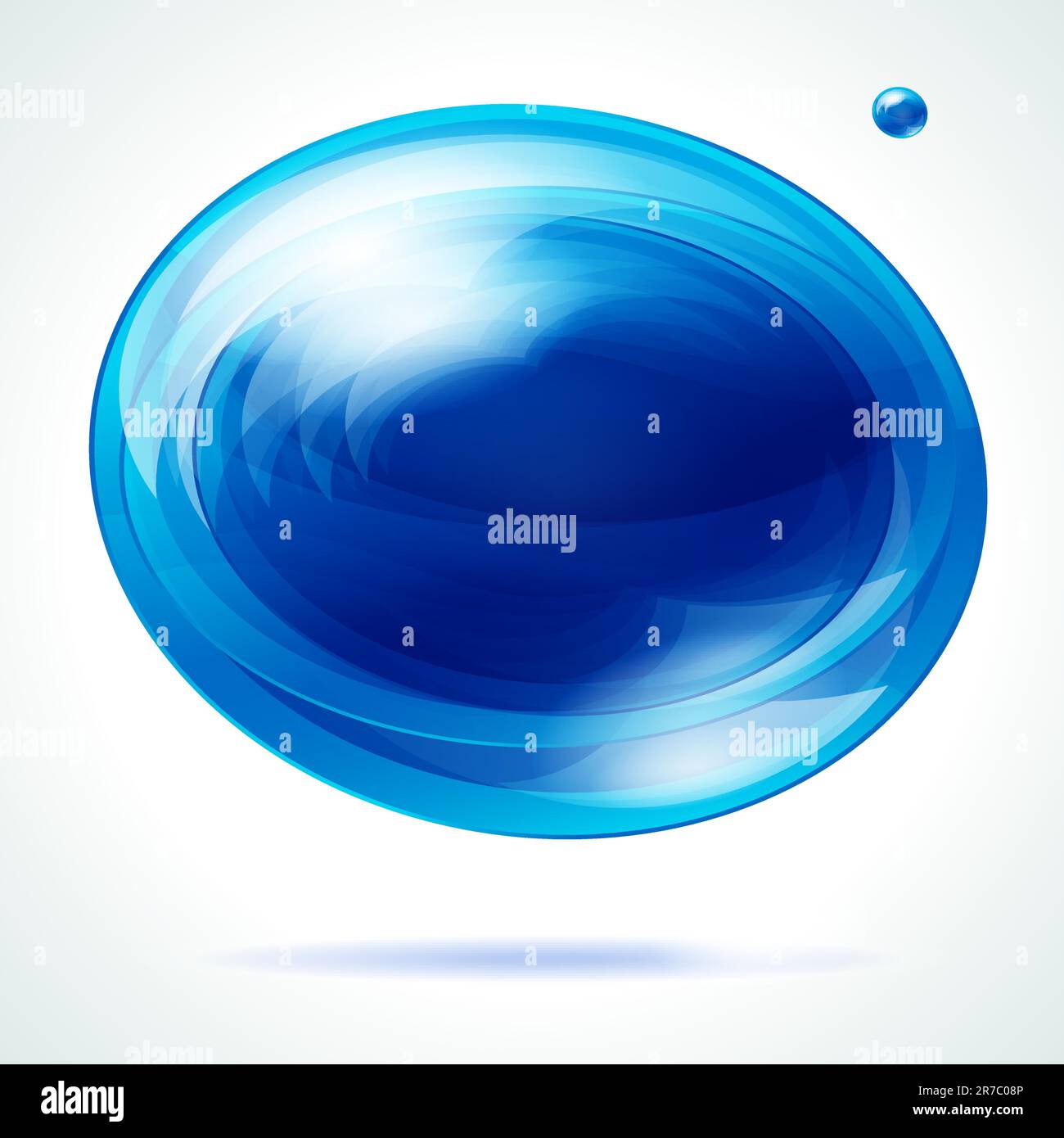 Deep blue glass Stock Vector Images - Alamy