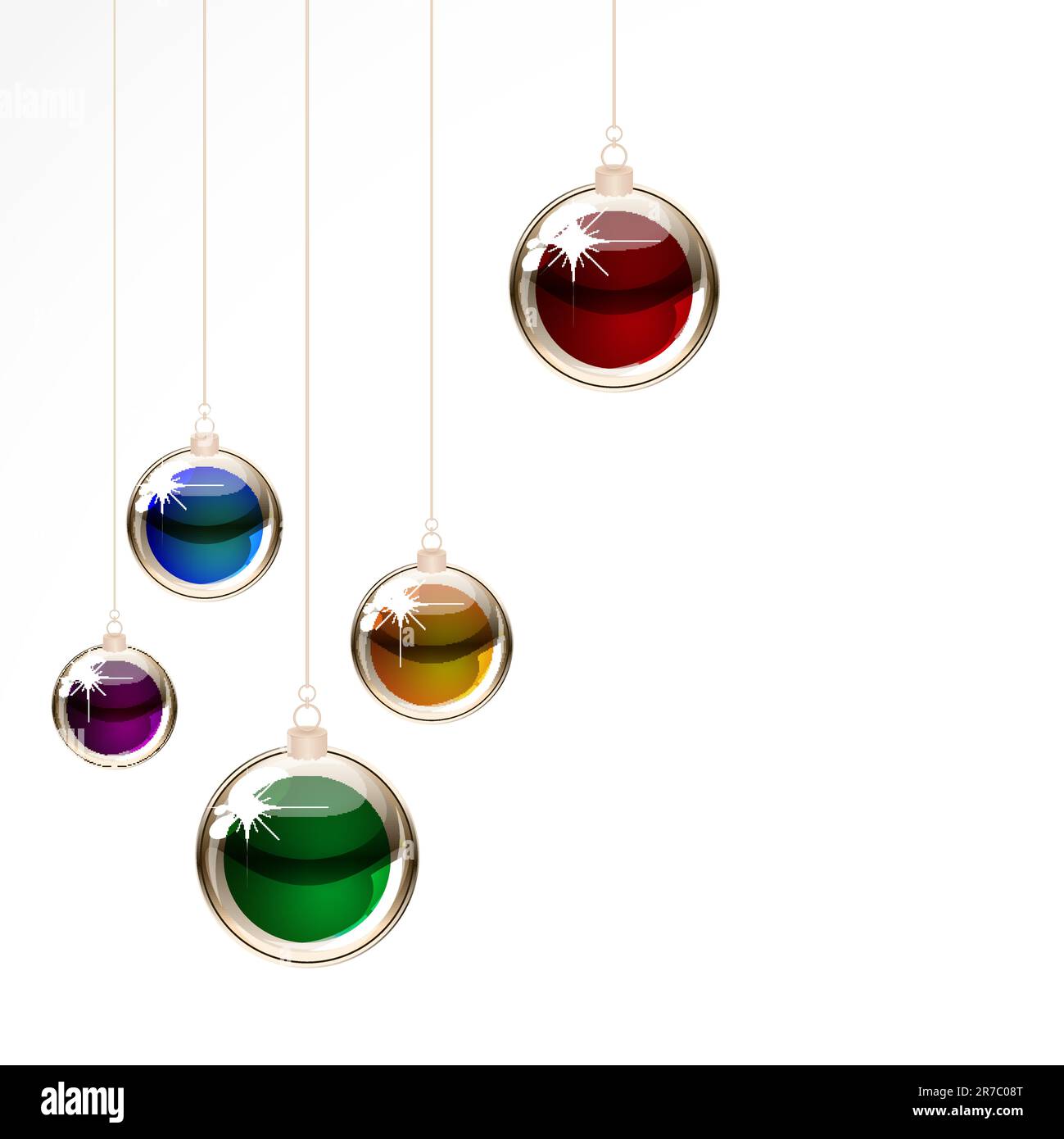 Christmas transparent balls Stock Vector Image & Art - Alamy