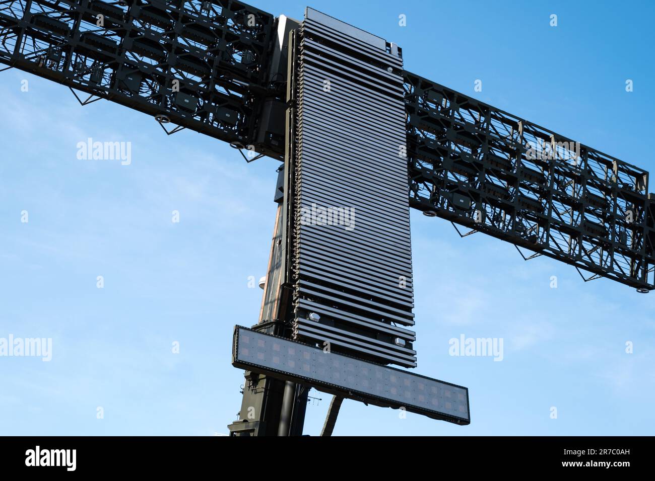 Radar system on military equipment, modern military equipment Stock ...