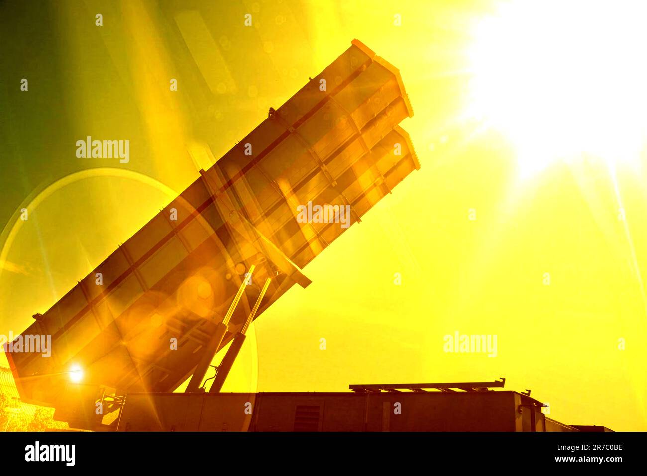 Multiple launch rocket system, modern military equipment Stock Photo ...