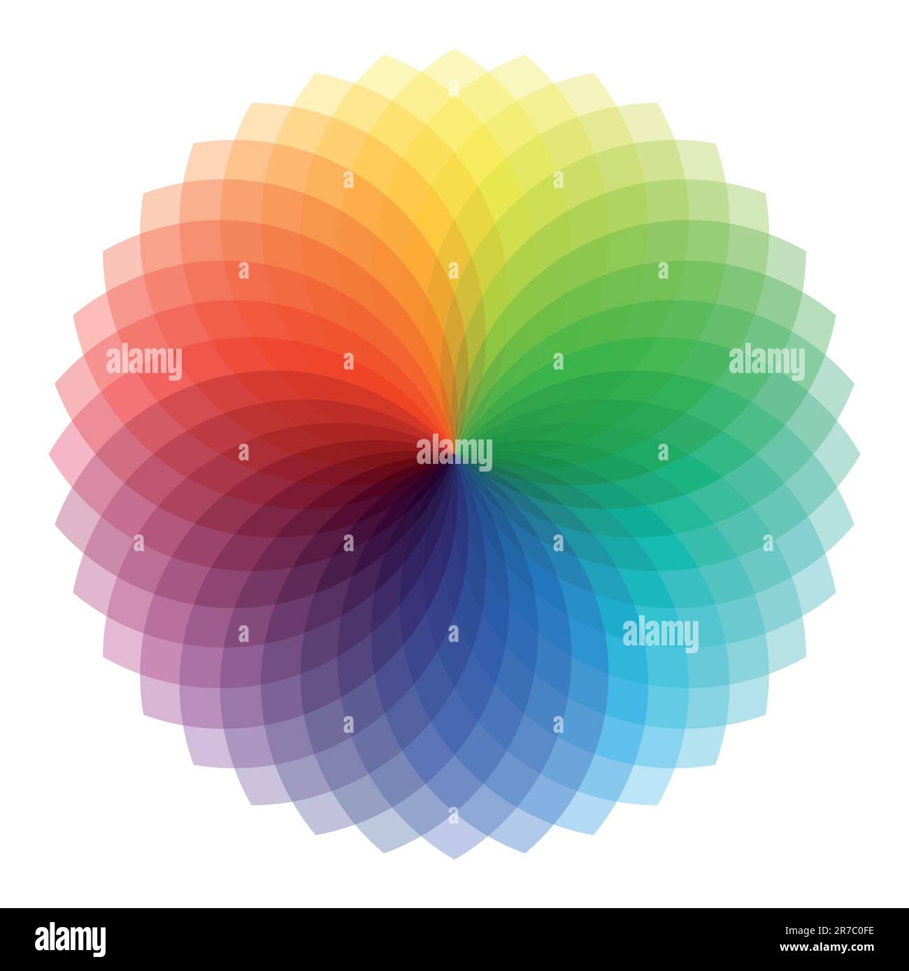 Retro pattern set spiral Cut Out Stock Images & Pictures - Alamy