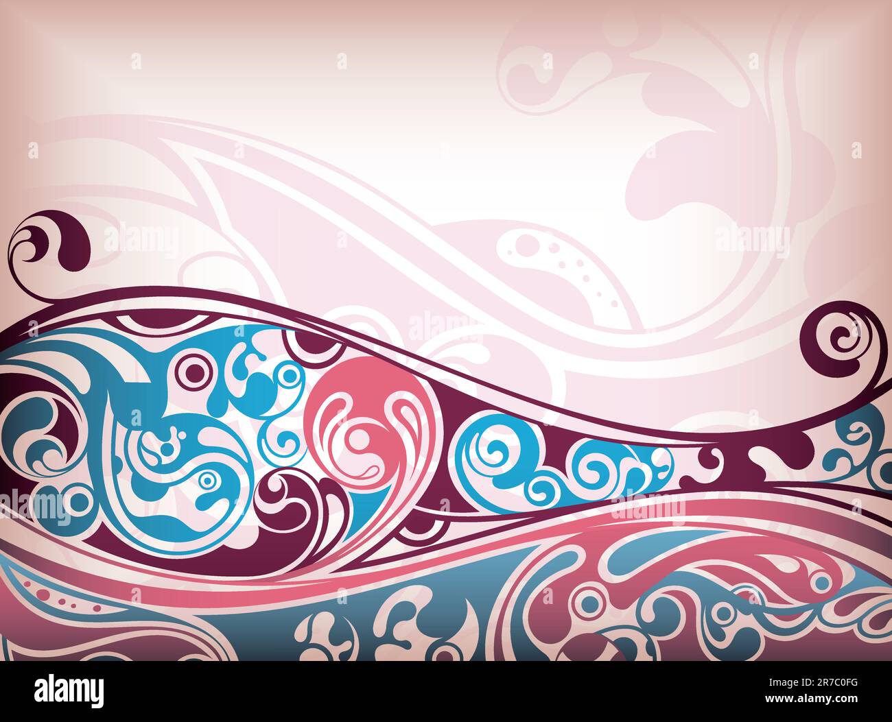 Illustration of abstract curve background Stock Vector Image & Art - Alamy