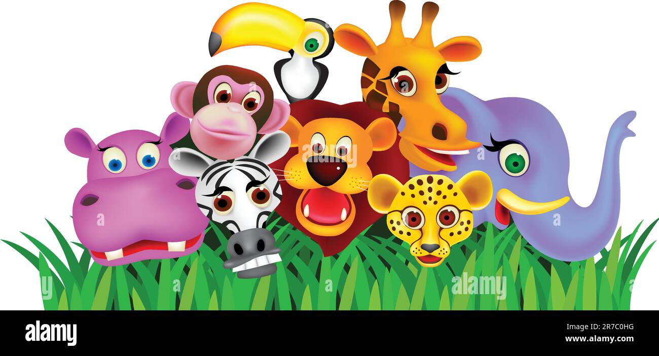Animal cartoon vector Stock Vector Image & Art - Alamy