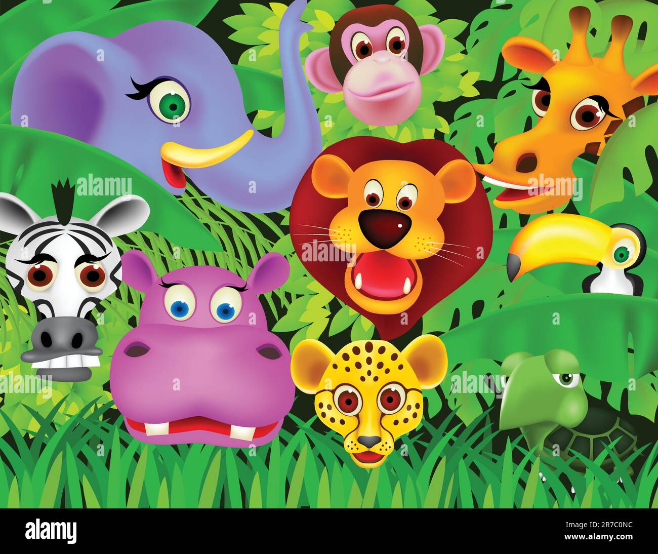 Animal cartoon vector Stock Vector Image & Art - Alamy