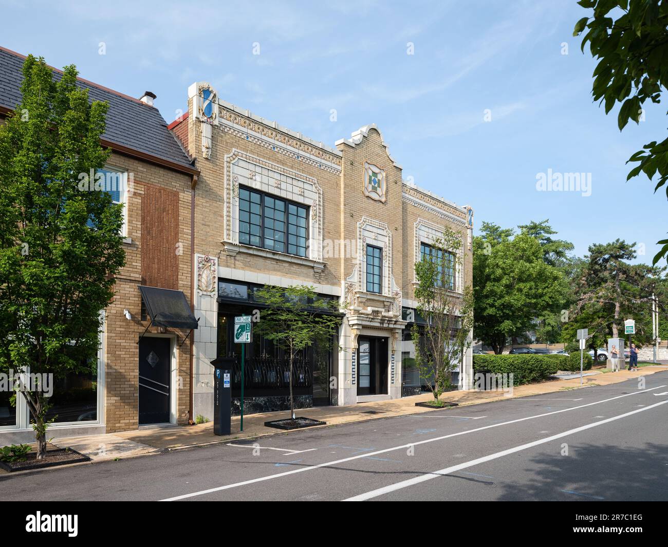 1920s commercial building in Clayton Stock Photo - Alamy