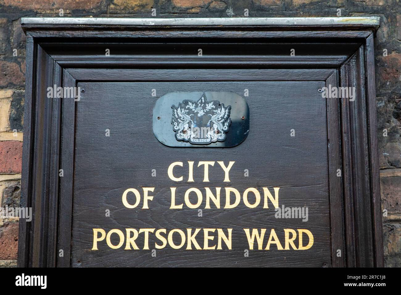 London, UK - March 2nd 2023: A sign on the exterior of St. Botolph ...