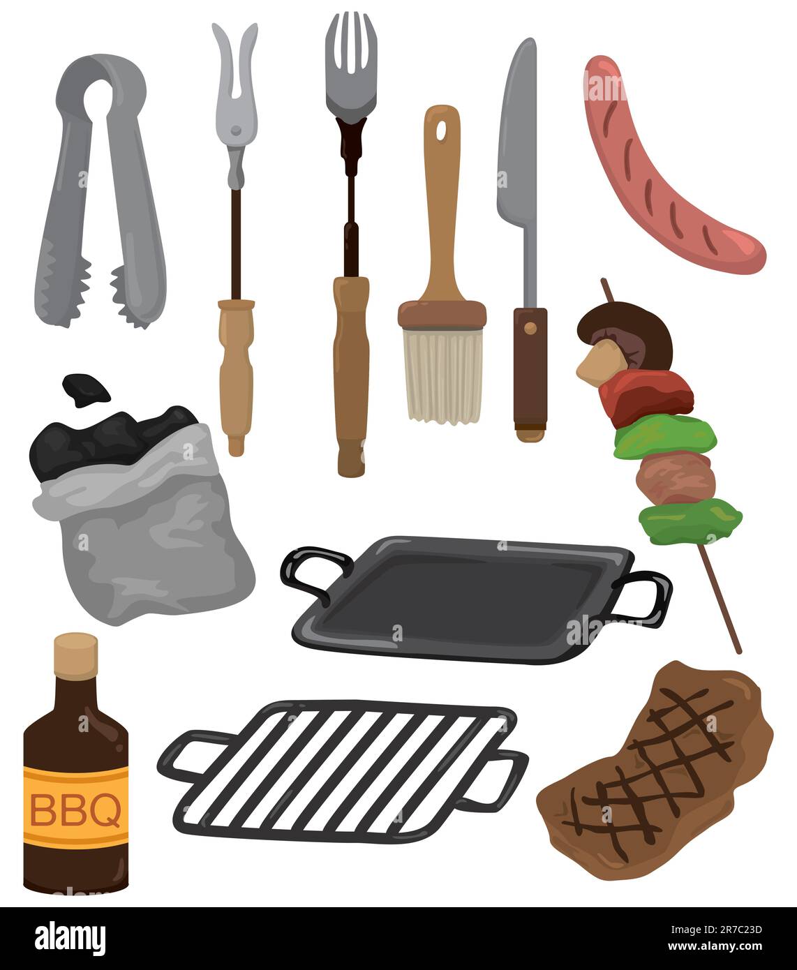 Barbeque grill chef Stock Vector Images - Alamy