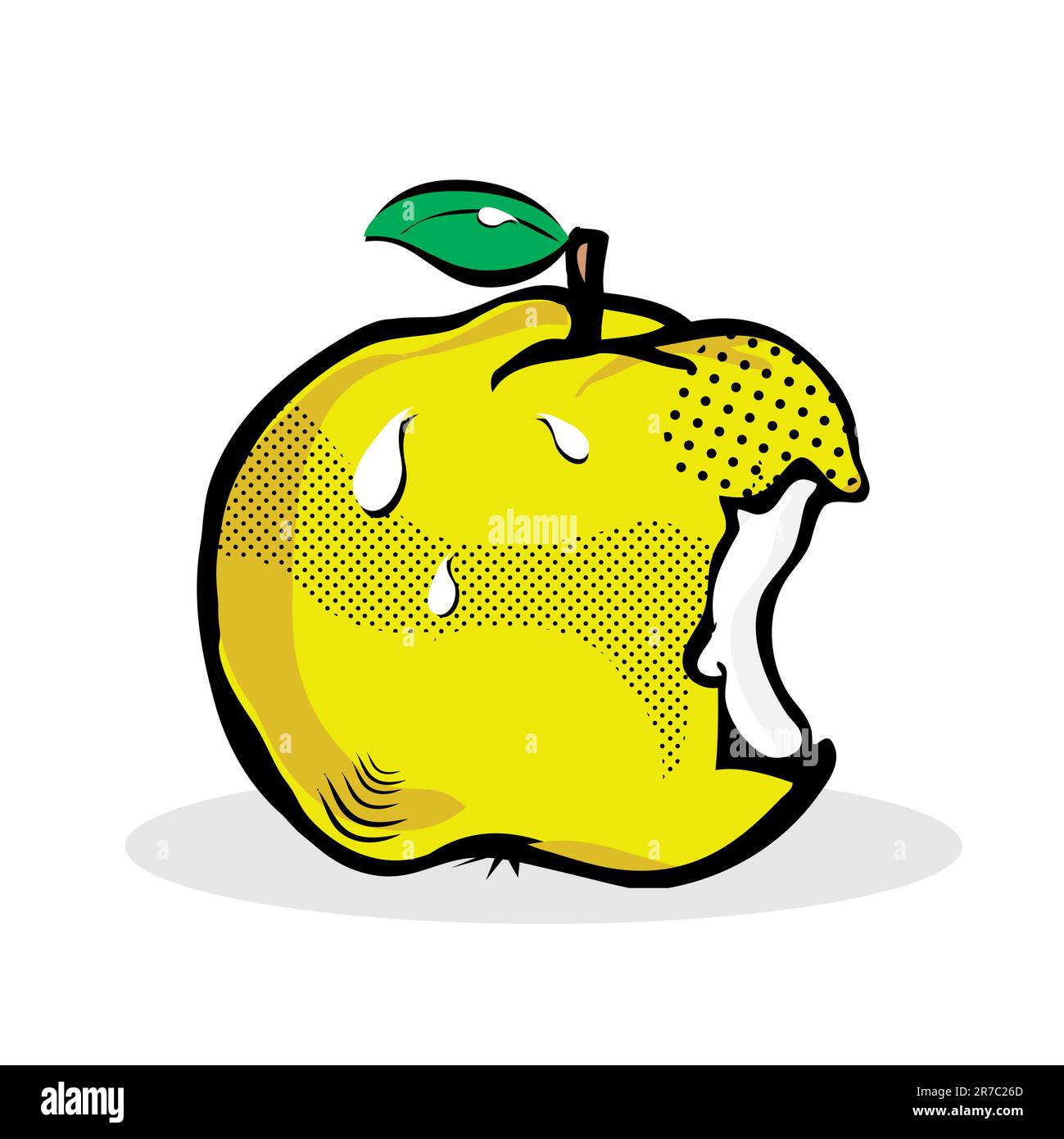 Apple Pop Art Comic style / apple fruit design Stock Vector Image & Art ...