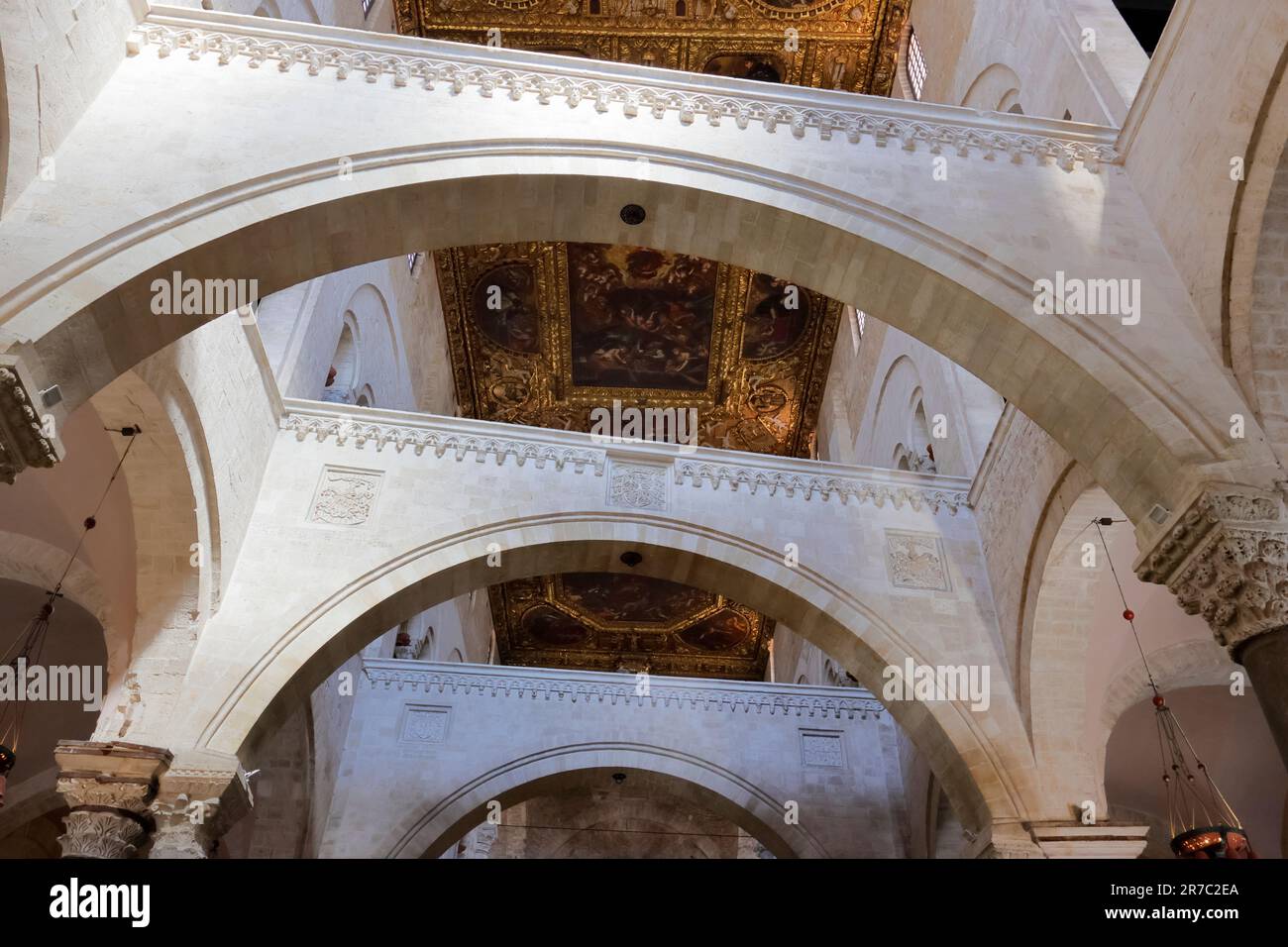 Basilica di San Nicola, Bari, during the Feast of San Nicola, 2023 ...