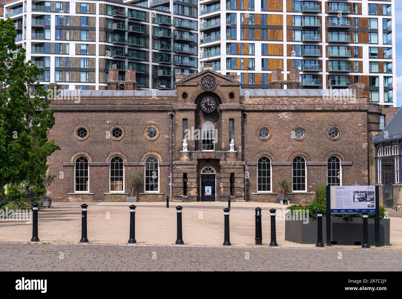 Woolwich, London - 15 May 2023: View of Royal Military Academy building ...