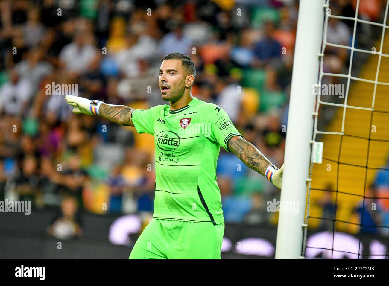 Udine, Italy. 20th Aug, 2022. Salernitana's Luigi Sepe portrait during ...