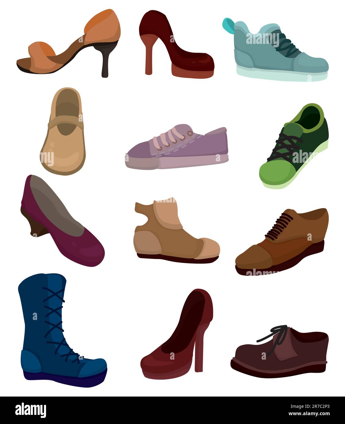 Sandals shoes icon Cut Out Stock Images & Pictures - Alamy