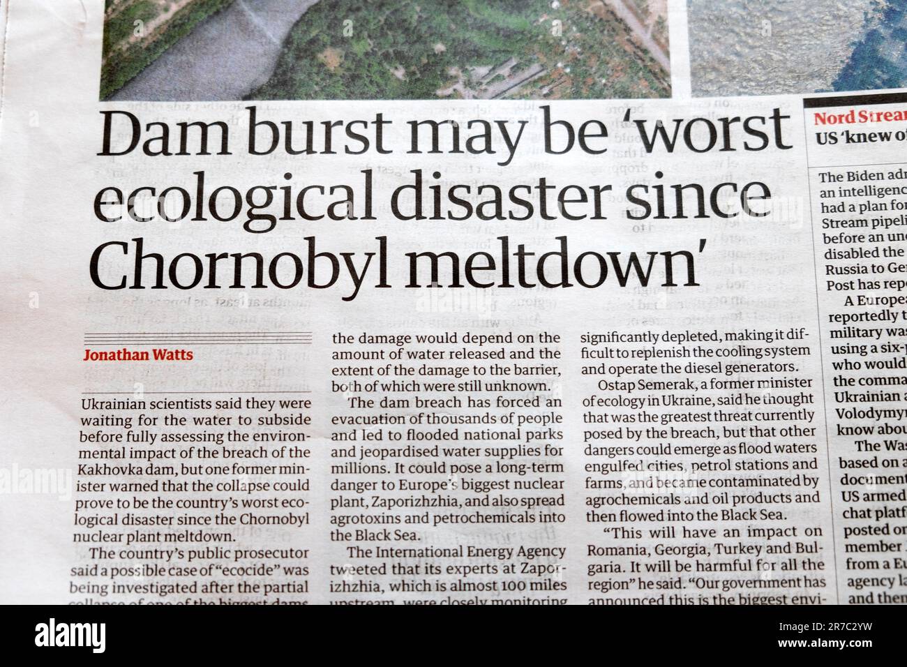 'Dam burst may be 'worst ecological disaster since Chornobyl meltdown ...