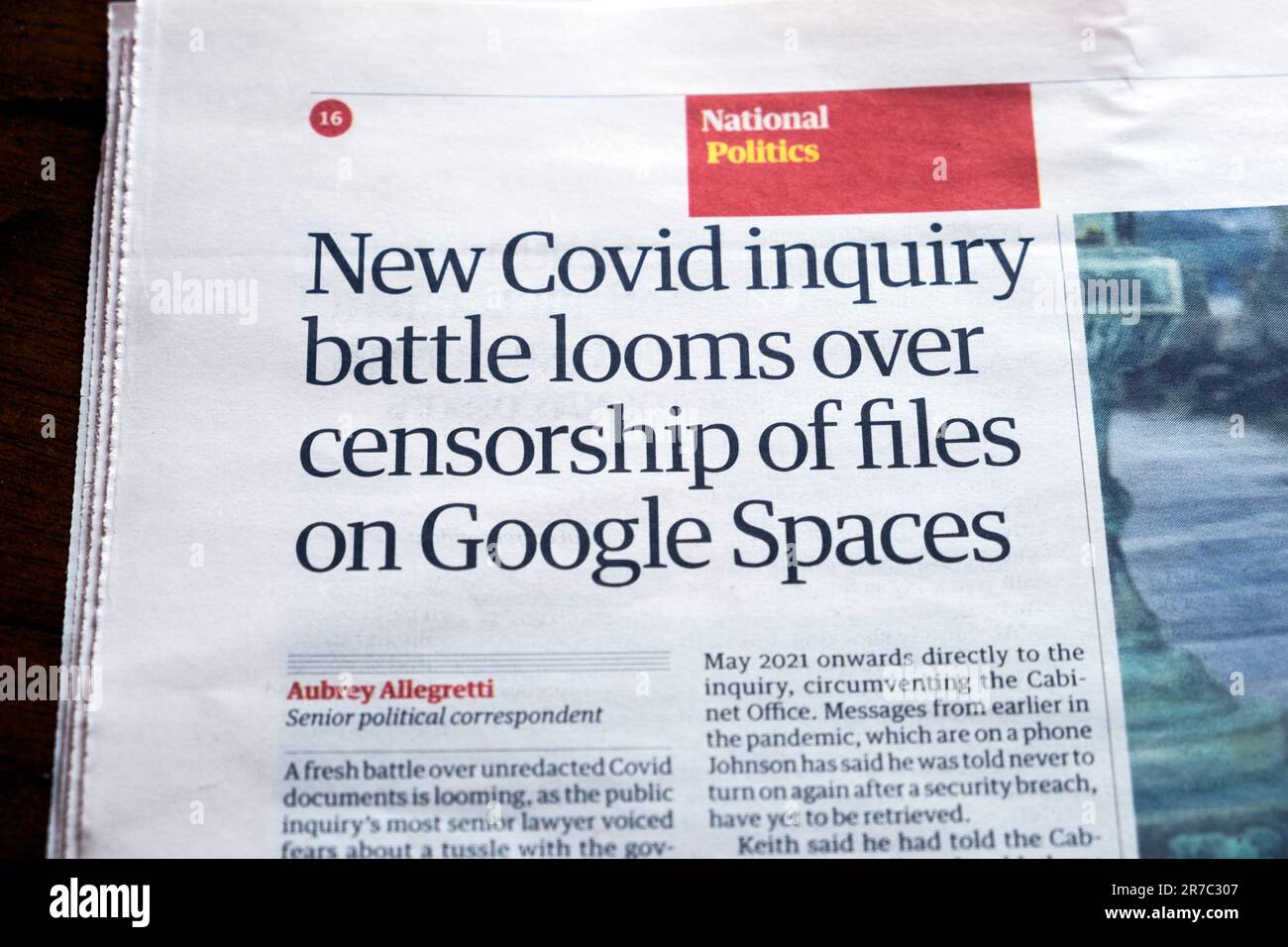 'New Covid inquiry battle looms over censorship of files on Google ...
