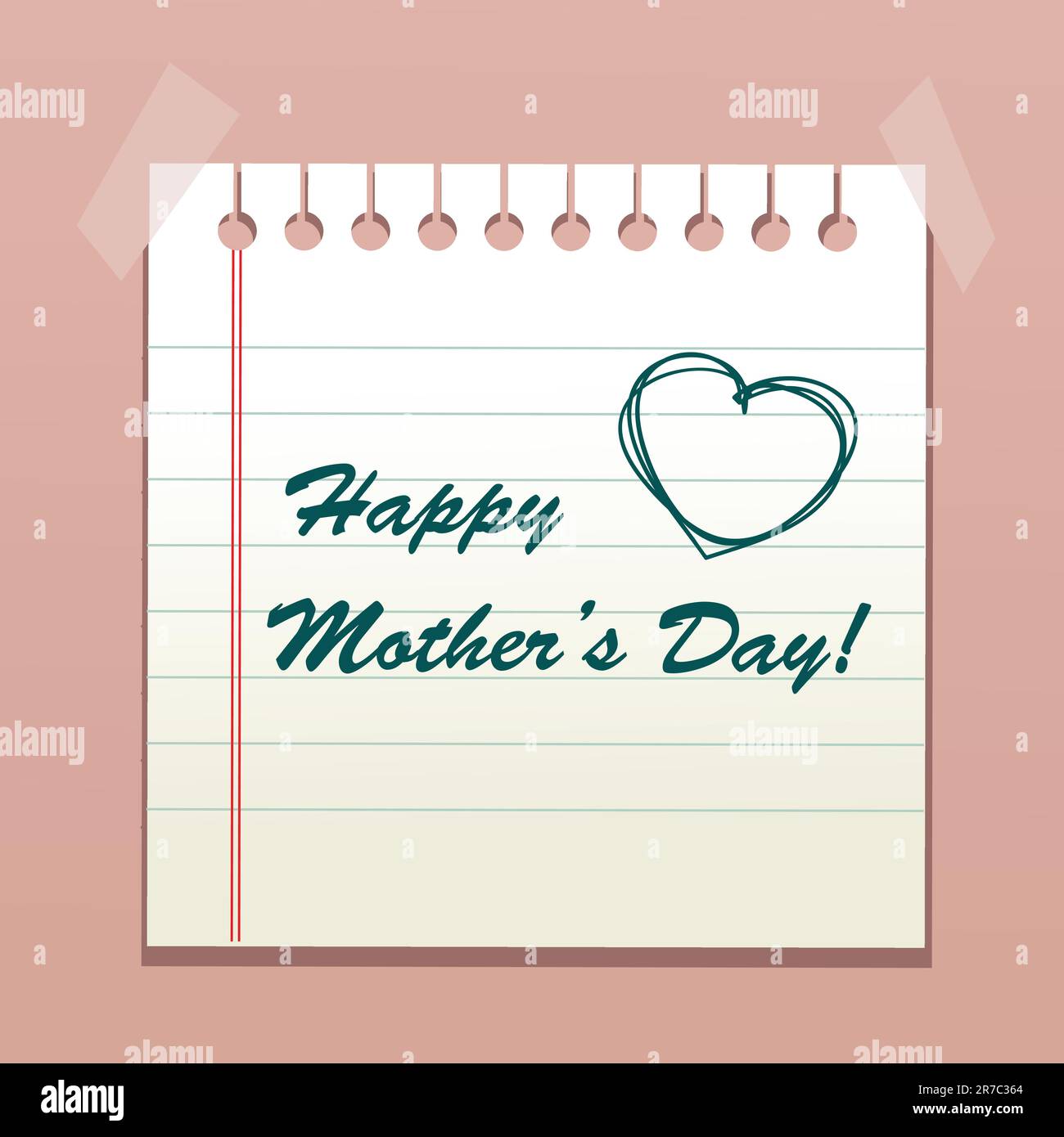 Happy Mother's Day message, vector illustration Stock Vector Image ...