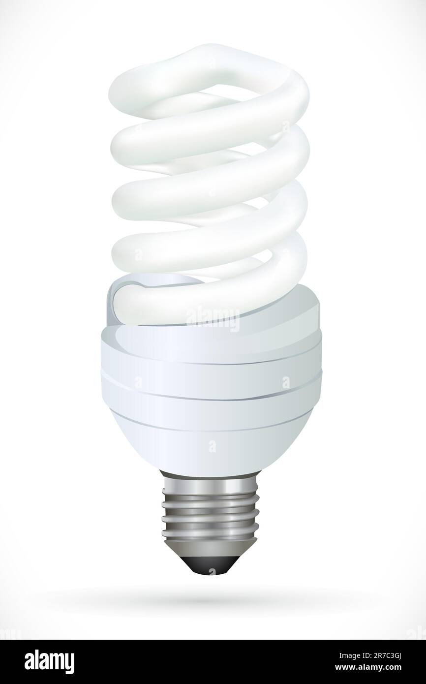 illustration of cfl on white background Stock Vector Image & Art - Alamy