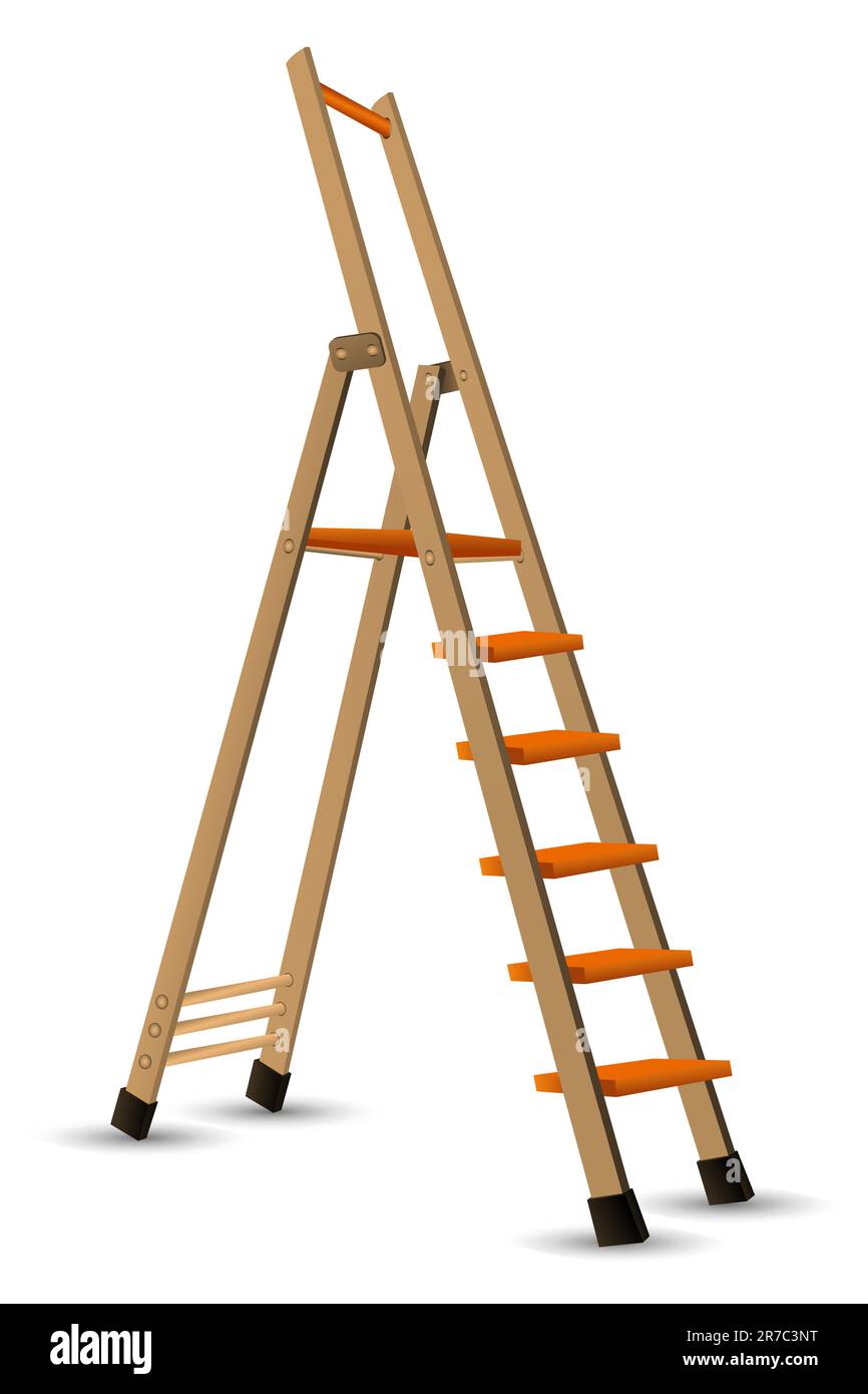 illustration of steps on white background Stock Vector Image & Art - Alamy