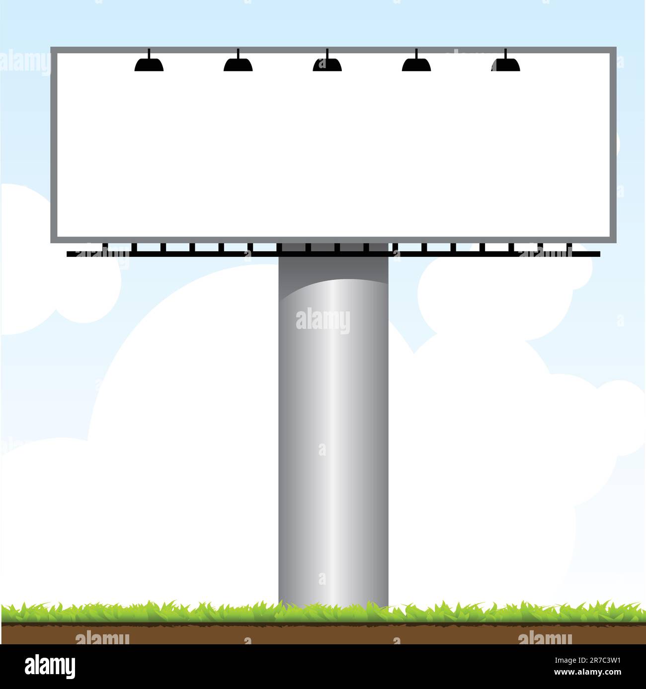 vector illustration of an outdoor billboard Stock Vector Image & Art ...