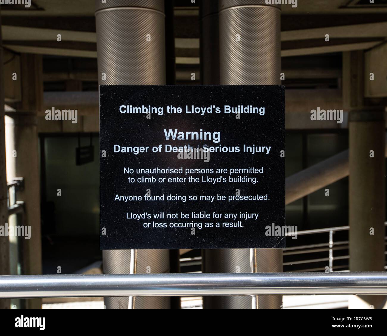 London, UK - March 2nd 2023: A sign on the exterior of the Lloyds ...