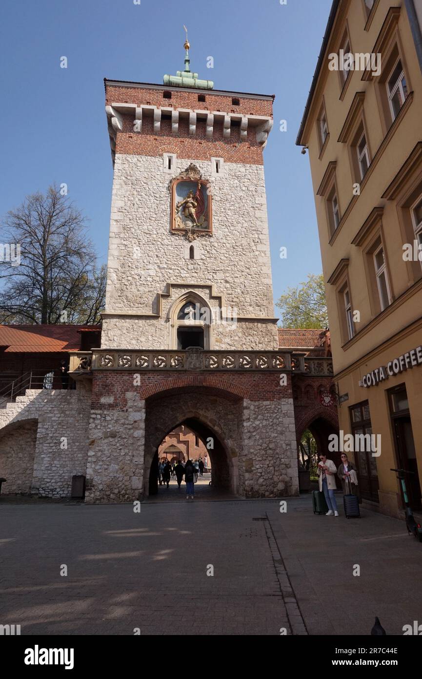 St. Florian's Gate, Old Town, Krakow, Poland Stock Photo - Alamy