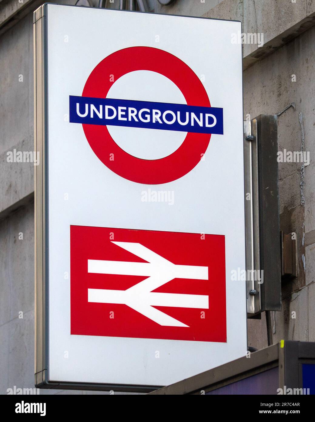London, UK - March 2nd 2023: Close-up of a London Underground and ...