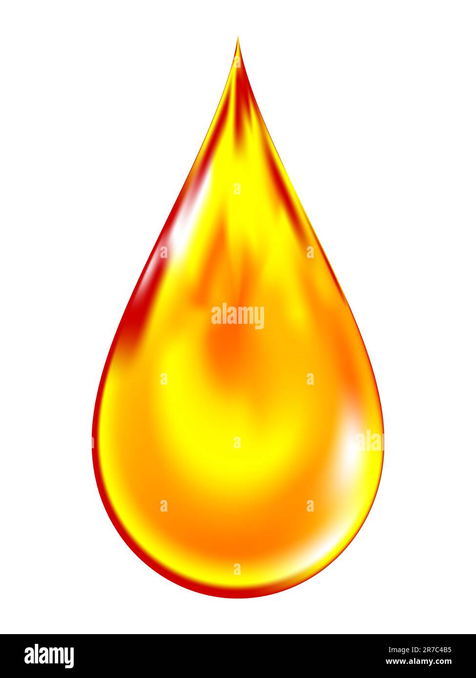 Vector illustration of a golden drop of oil Stock Vector Image & Art ...