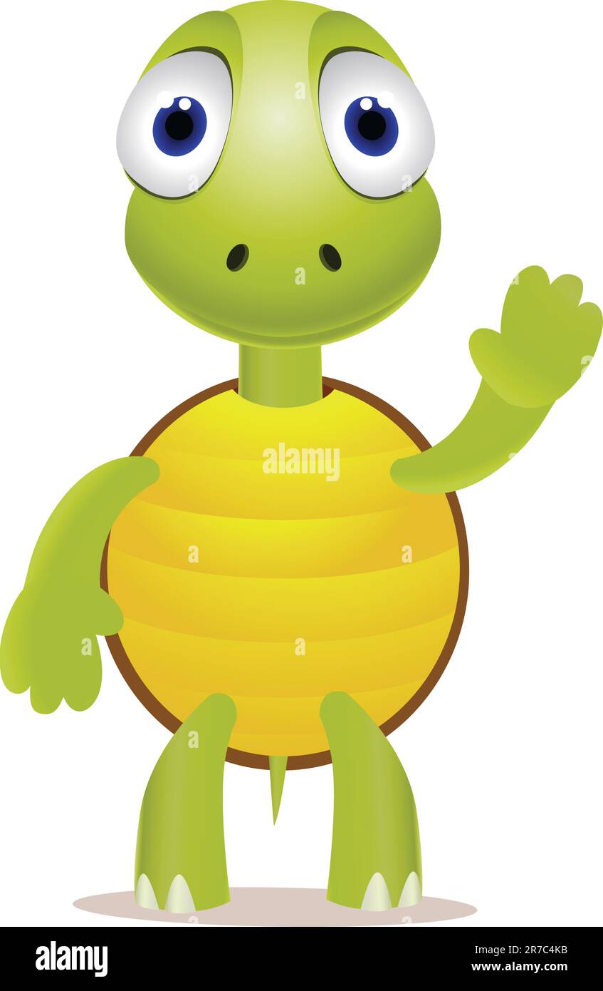Cute turtle cartoon Stock Vector Image & Art - Alamy