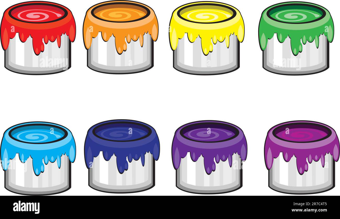 Studio cans Stock Vector Images - Alamy