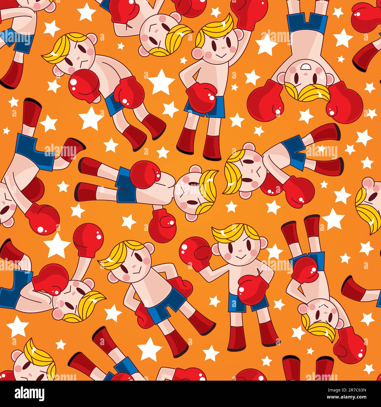 seamless boxer pattern Stock Vector Image & Art - Alamy