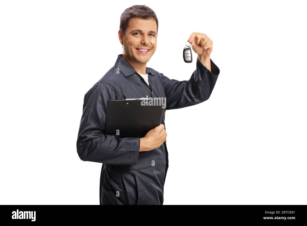 Portrait automobile mechanic clipboard hi-res stock photography and ...