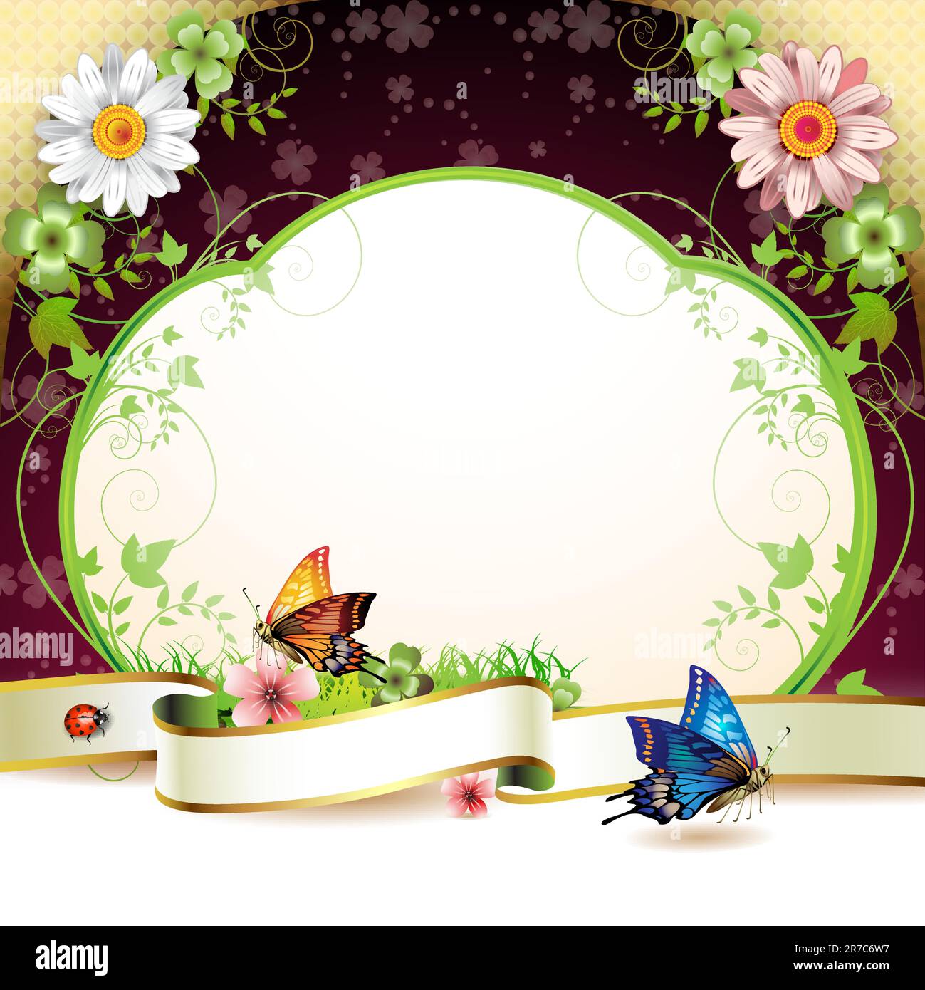 Colorful lily flowers with butterflies hi-res stock photography and ...