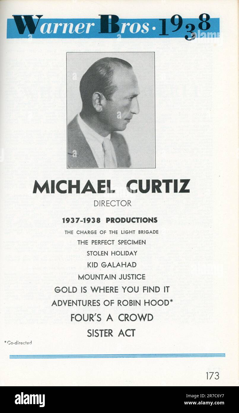 Michael curtiz charge hi-res stock photography and images - Alamy