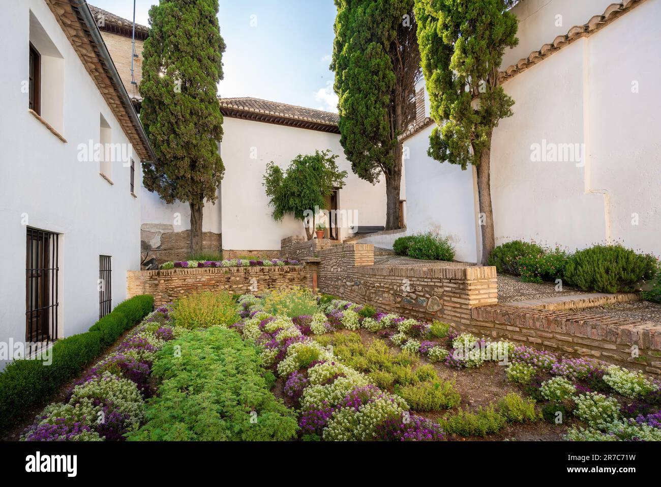 Palace of Dar al-Horra Garden - Granada, Andalusia, Spain Stock Photo ...
