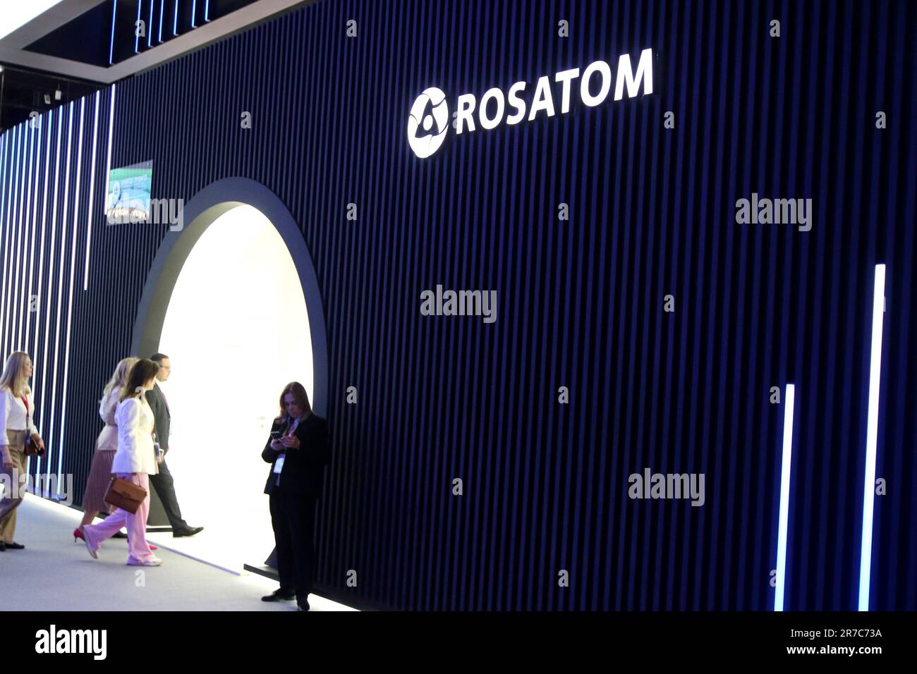 Saint Petersburg, Russia - June 2023: Saint Petersburg International Economic Forum 2023 (SPIEF ...