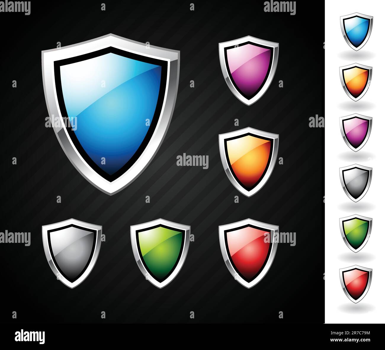 Shields borders Stock Vector Images - Alamy
