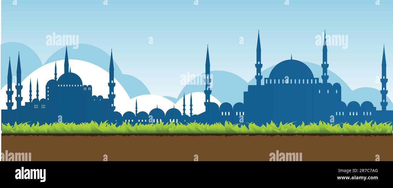 vector cityscape of istanbul Stock Vector Image & Art - Alamy