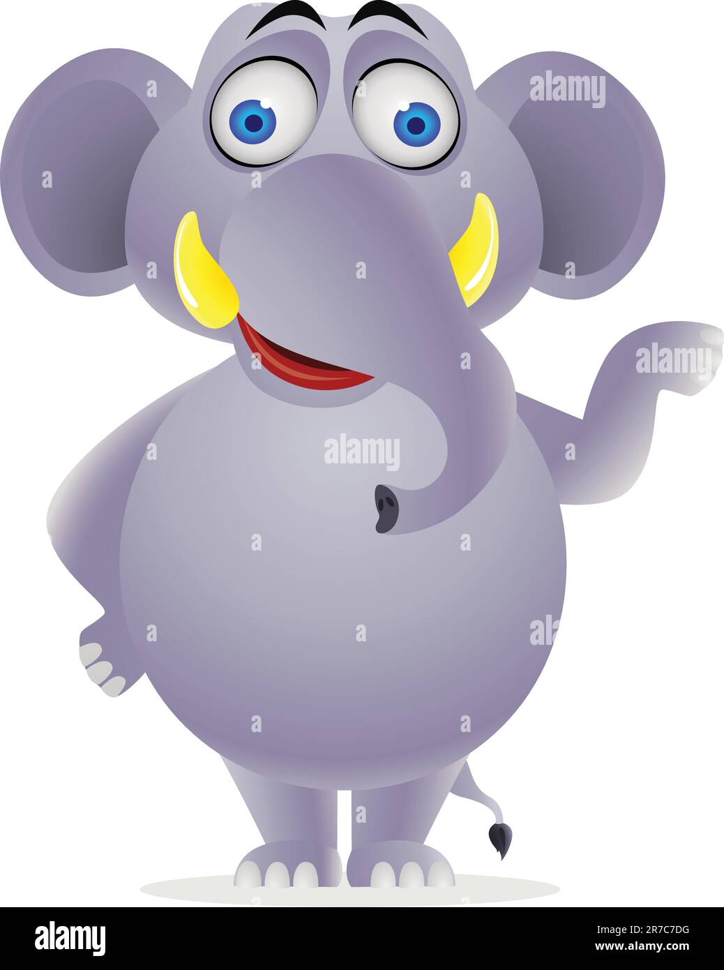 Vector illustration of elephant cartoon Stock Vector Image & Art - Alamy