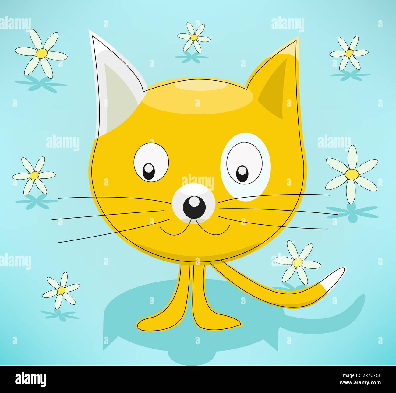 Cartoon Cat vector Stock Vector Image & Art - Alamy
