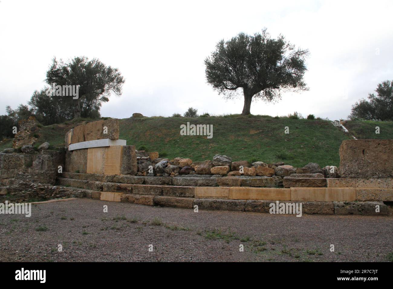 Ruins of Ancient Sparta in Greece Stock Photo - Alamy