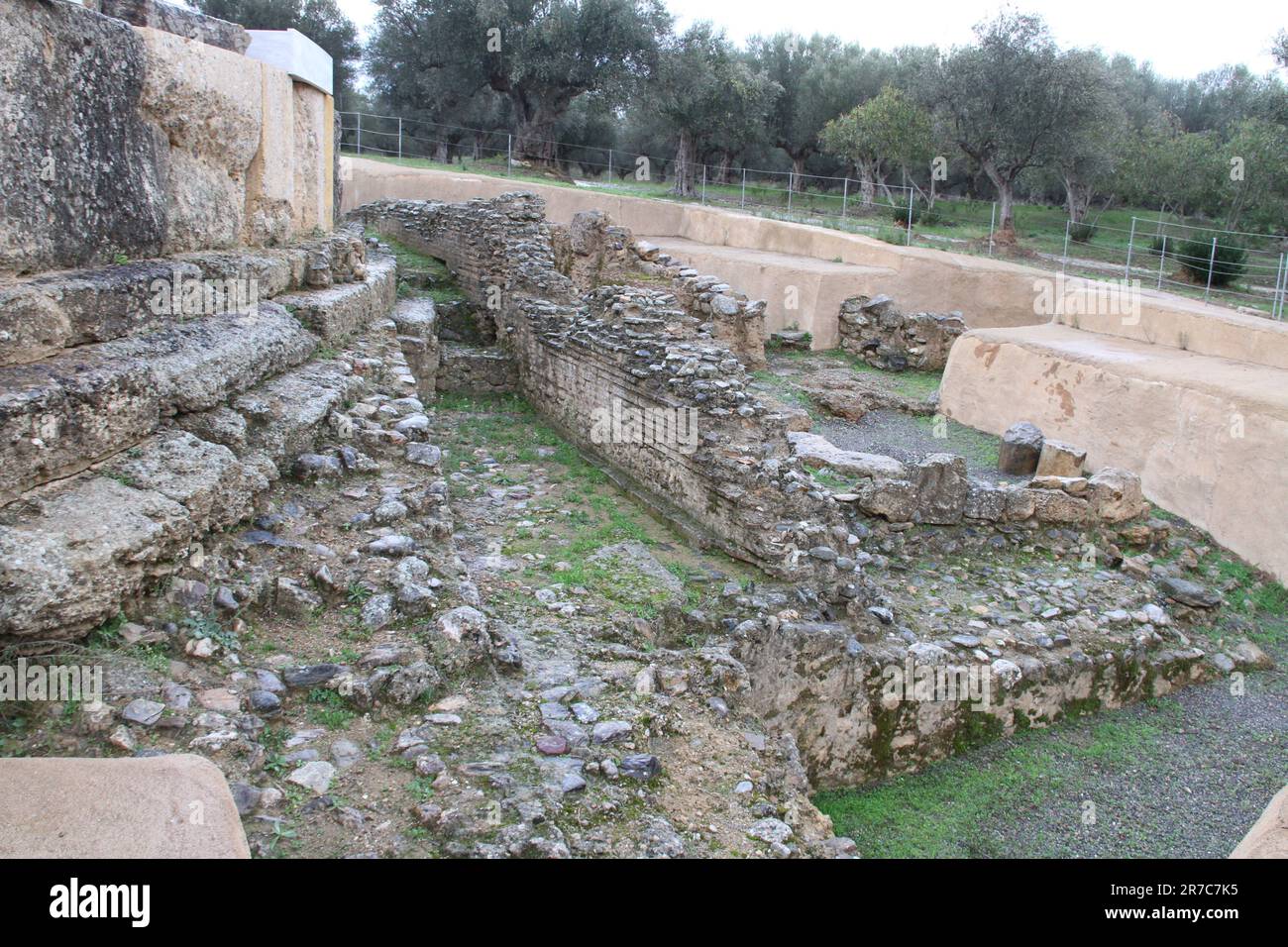 Ruins of Ancient Sparta in Greece Stock Photo - Alamy