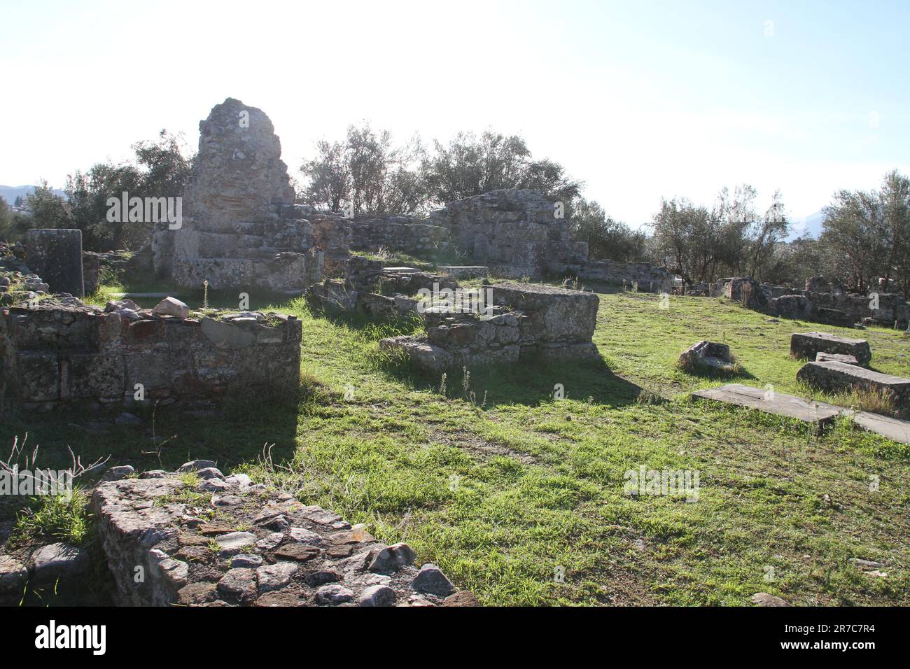 Ruins of Ancient Sparta in Greece Stock Photo - Alamy