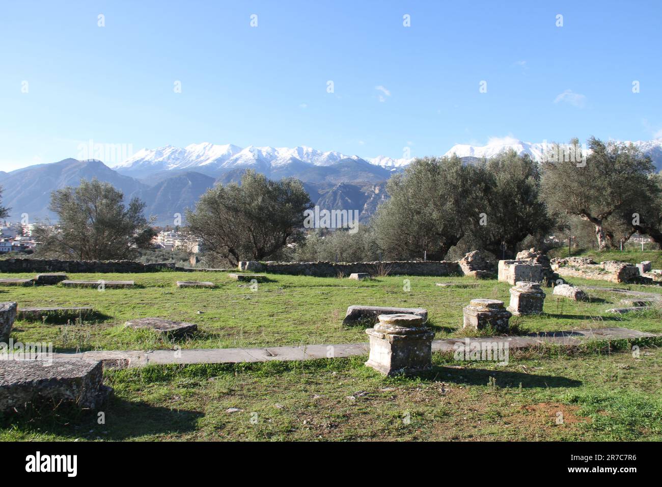 Ruins of Ancient Sparta in Greece Stock Photo - Alamy