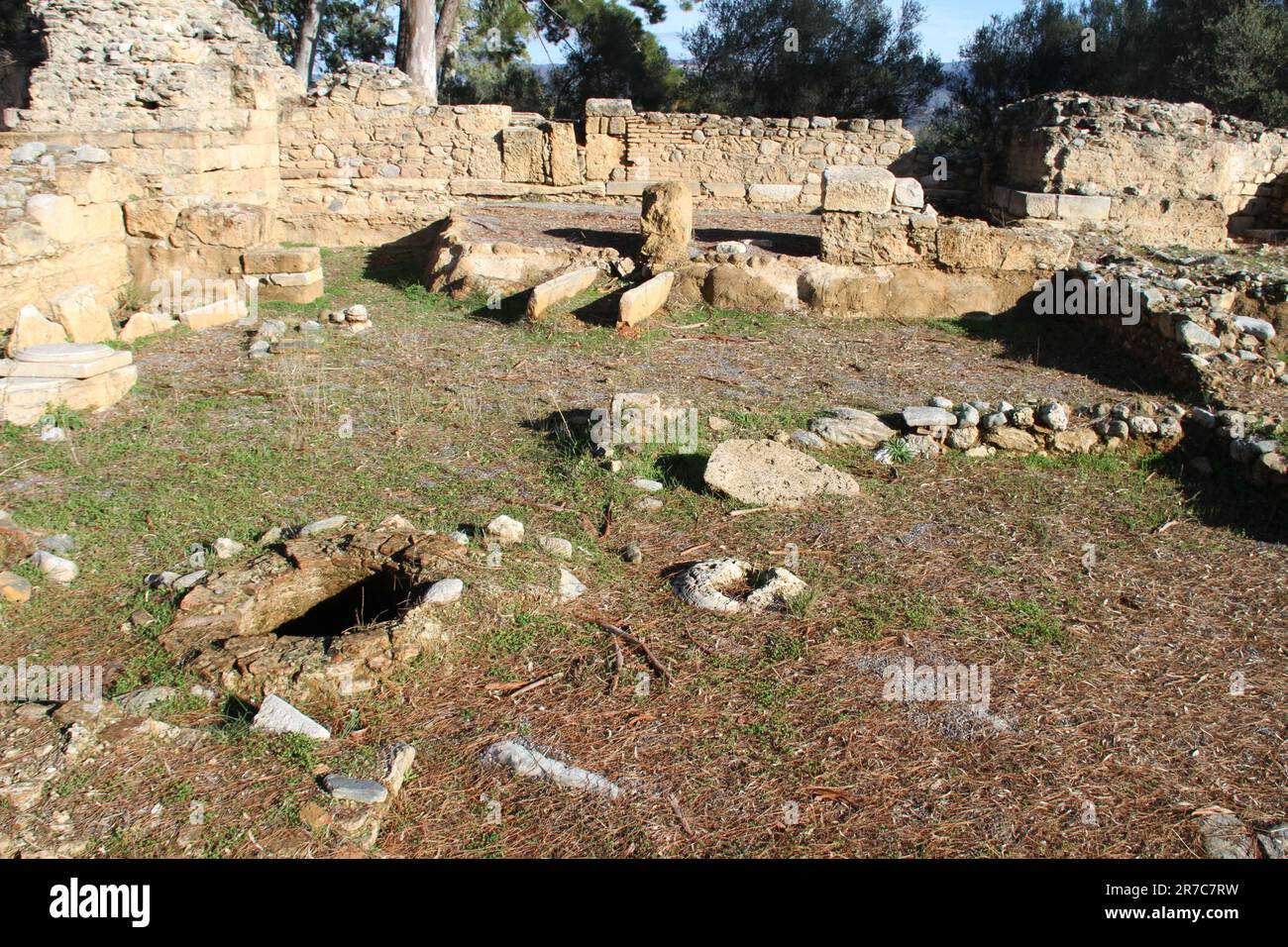 Ruins of Ancient Sparta in Greece Stock Photo - Alamy
