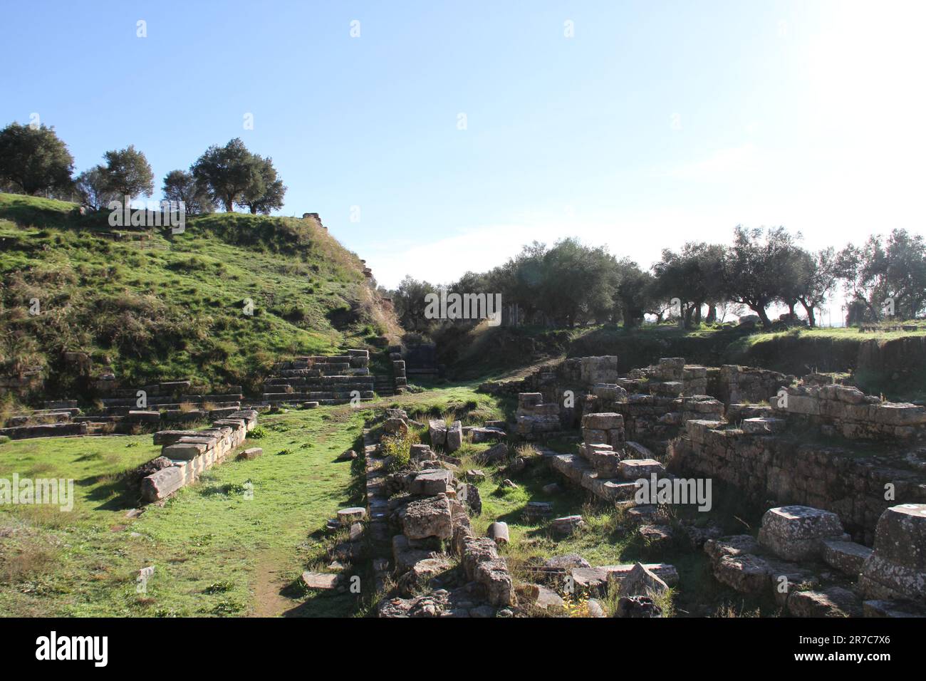 Ruins of Ancient Sparta in Greece Stock Photo - Alamy