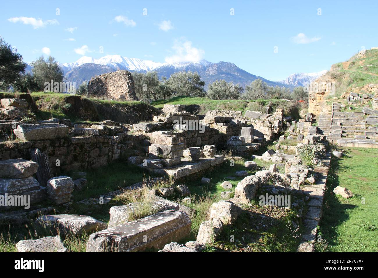 Ruins of Ancient Sparta in Greece Stock Photo - Alamy