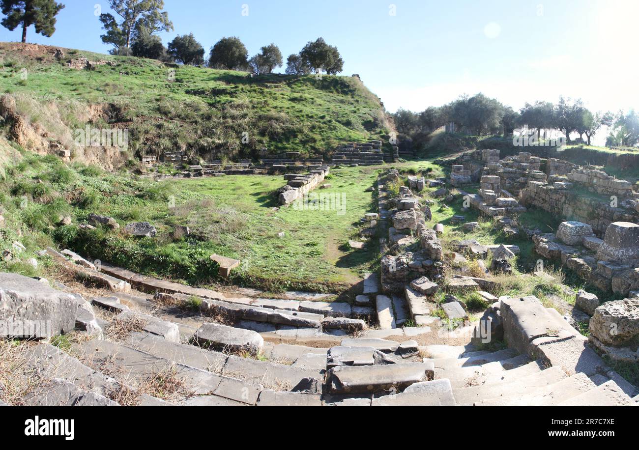 Ruins of Ancient Sparta in Greece Stock Photo - Alamy