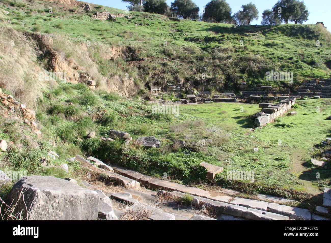 Ruins of Ancient Sparta in Greece Stock Photo - Alamy